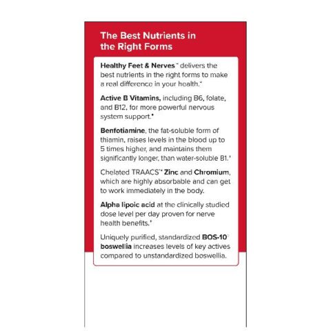 Healthy Feet & Nerves 120 Capsules - Fitness Nutrition Center